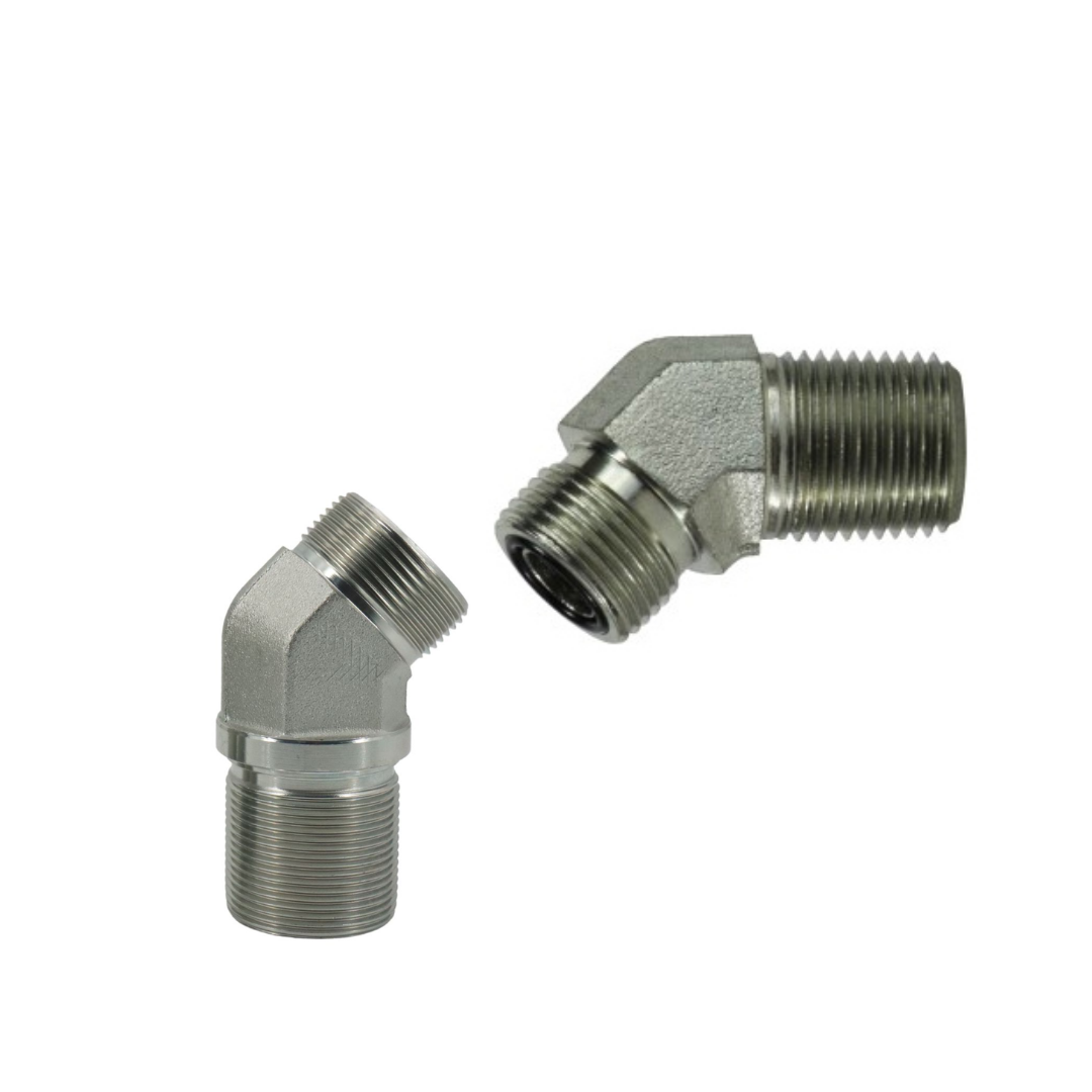 45° ELBOW ORFS MALE X NPT MALE - Balflex Middle East Trading