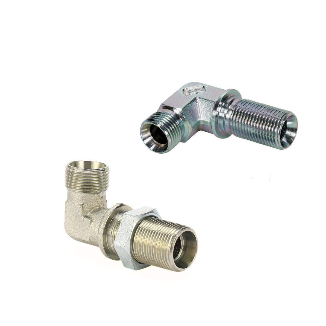 90° ELBOW BULKHEAD BSPP MALE X BSPP MALE - Balflex Middle East Trading